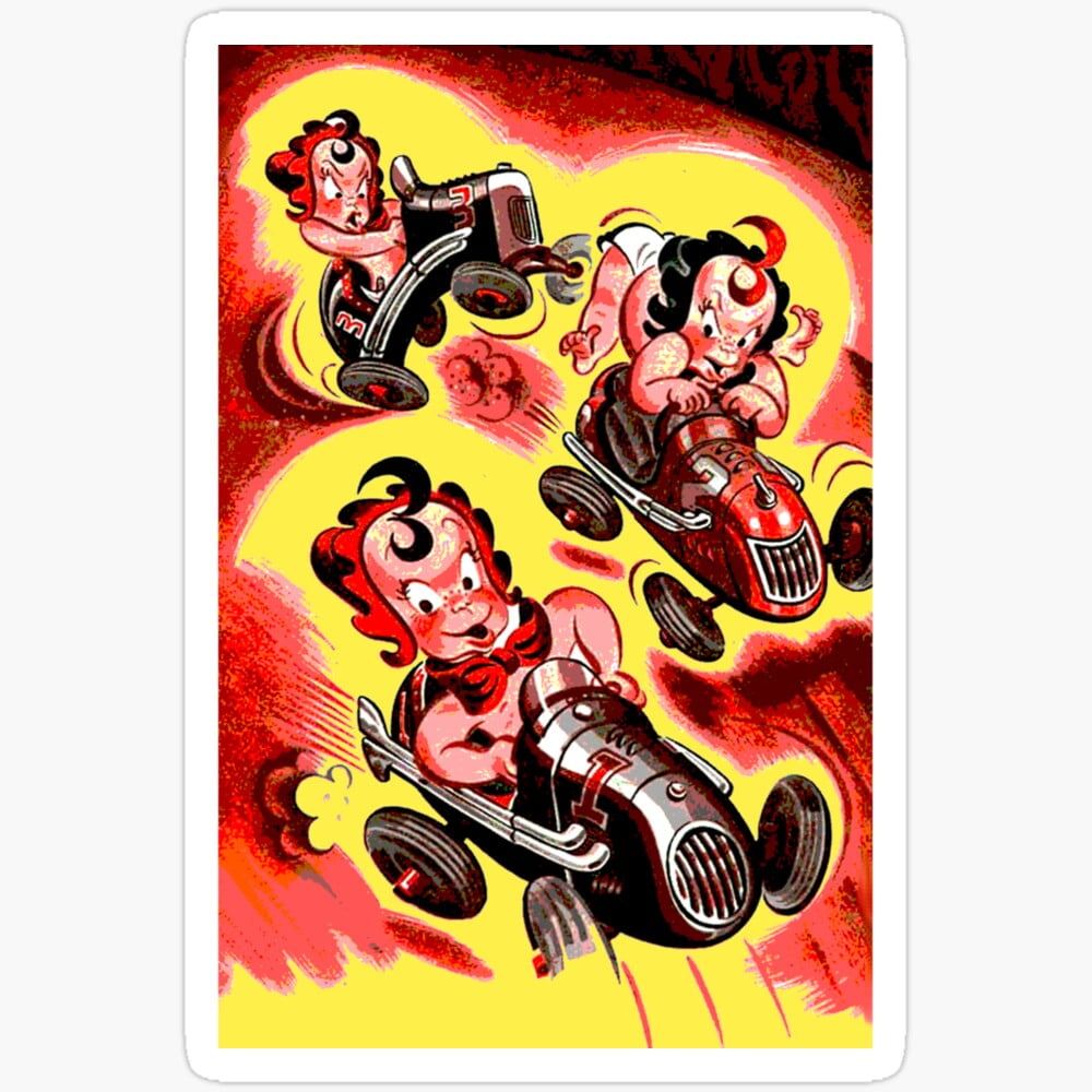 Kira Sticker - Tot Rods Perfect Sticker Gift For Everyone ) - Walmart.com