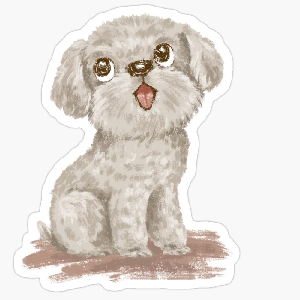 Kira Sticker - Toy Poodle Puppy Gift For You - Phone Stickers ...