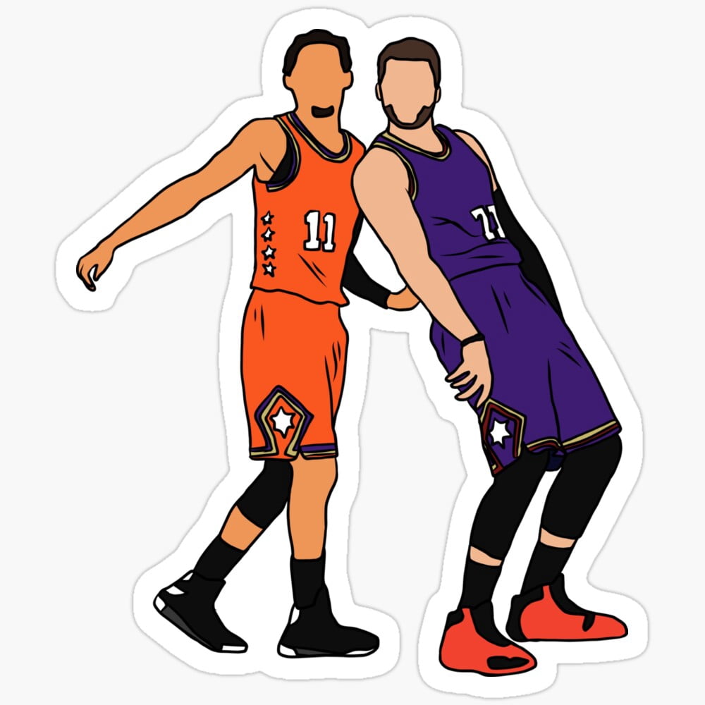 Kira Sticker - Trae Young And Luka Doncic Half Courthot Perfect Gift ...