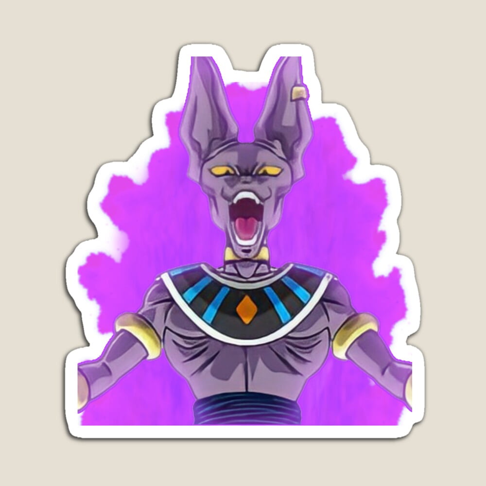 Kira Sticker With Train Insaiyan God Of Destruction Beerus Db/Dbz/Dbgt ...