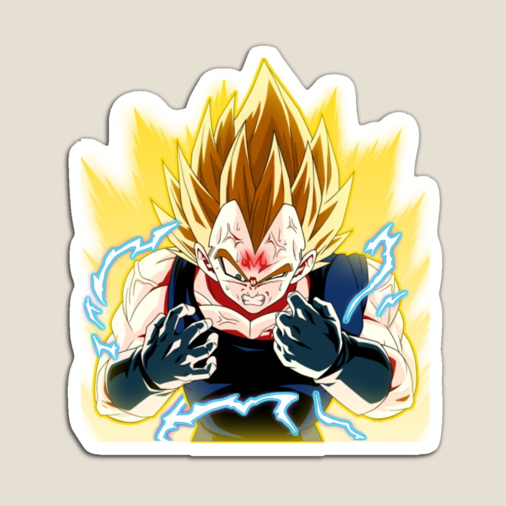 Kira Sticker With Train Insaiyan Majin Vegeta Db/Dbz/Dbgt/Dbs ...
