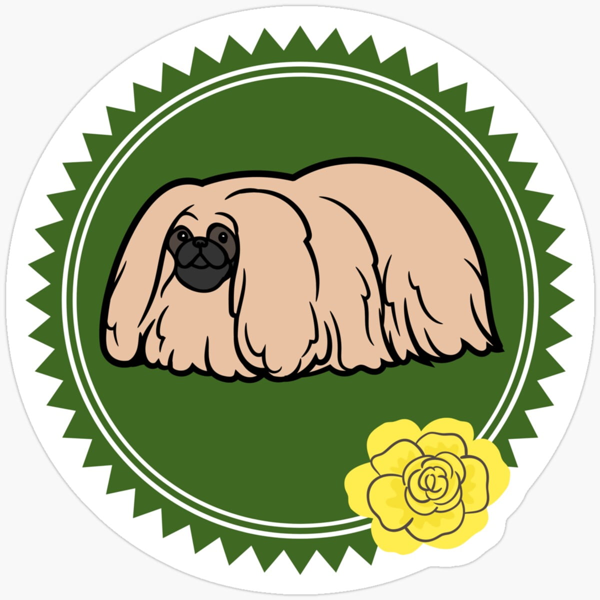 Kira Sticker - Tricki Woo All Creatures Great And Small Dog Tricky ...