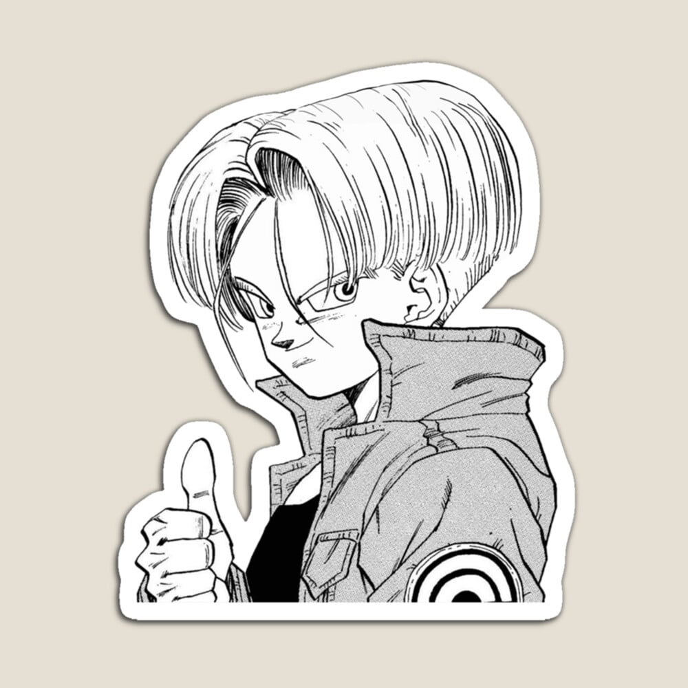 Kira Sticker With Trunks Gives You The Thumb Up Classic . Decorative ...