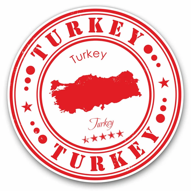 Kira Sticker With Turkey Map Ankara Middle East Travel Cool Gift ...