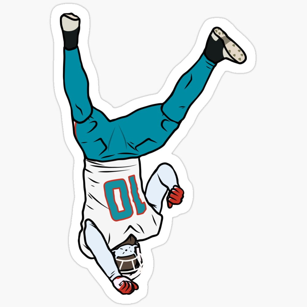 Kira Sticker - Tyreek Hill Backflip Sticker - Single, Trio, Or Squad ...