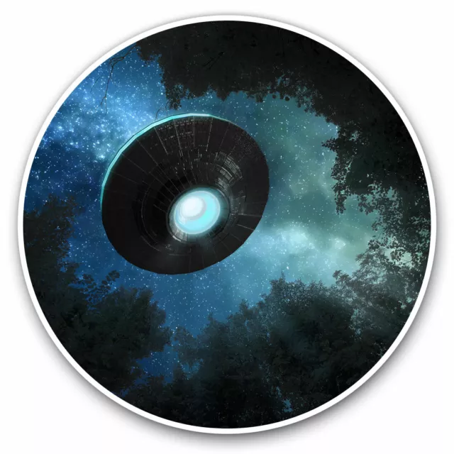 Kira Sticker With Ufo Alien Flying Saucer Aliens Space Cool Gift ...