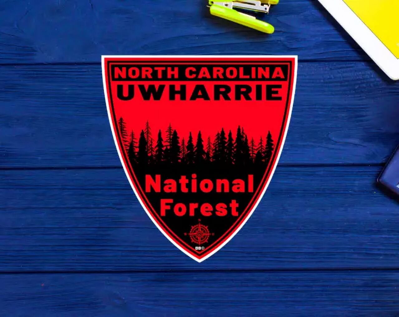 Kira Sticker With Uwharrie National Forest Decal North Carolina ...