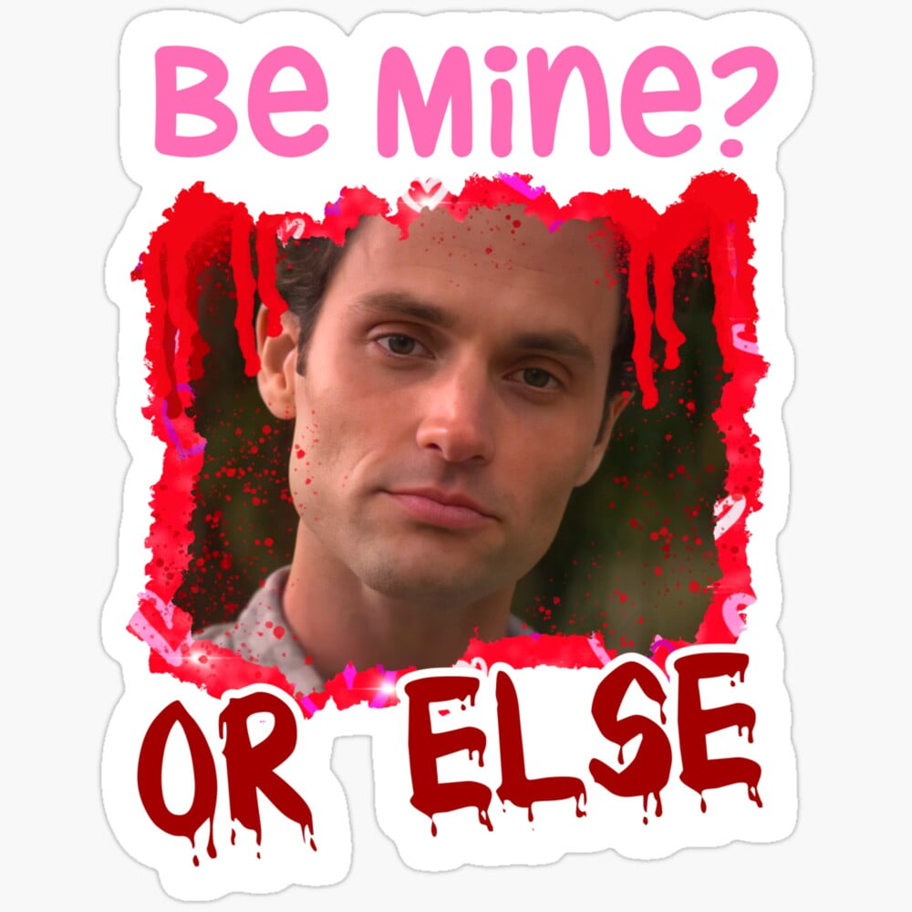 Kira Sticker - Valentine'S Day Be Mine Valentine You Glass Box Joe ...