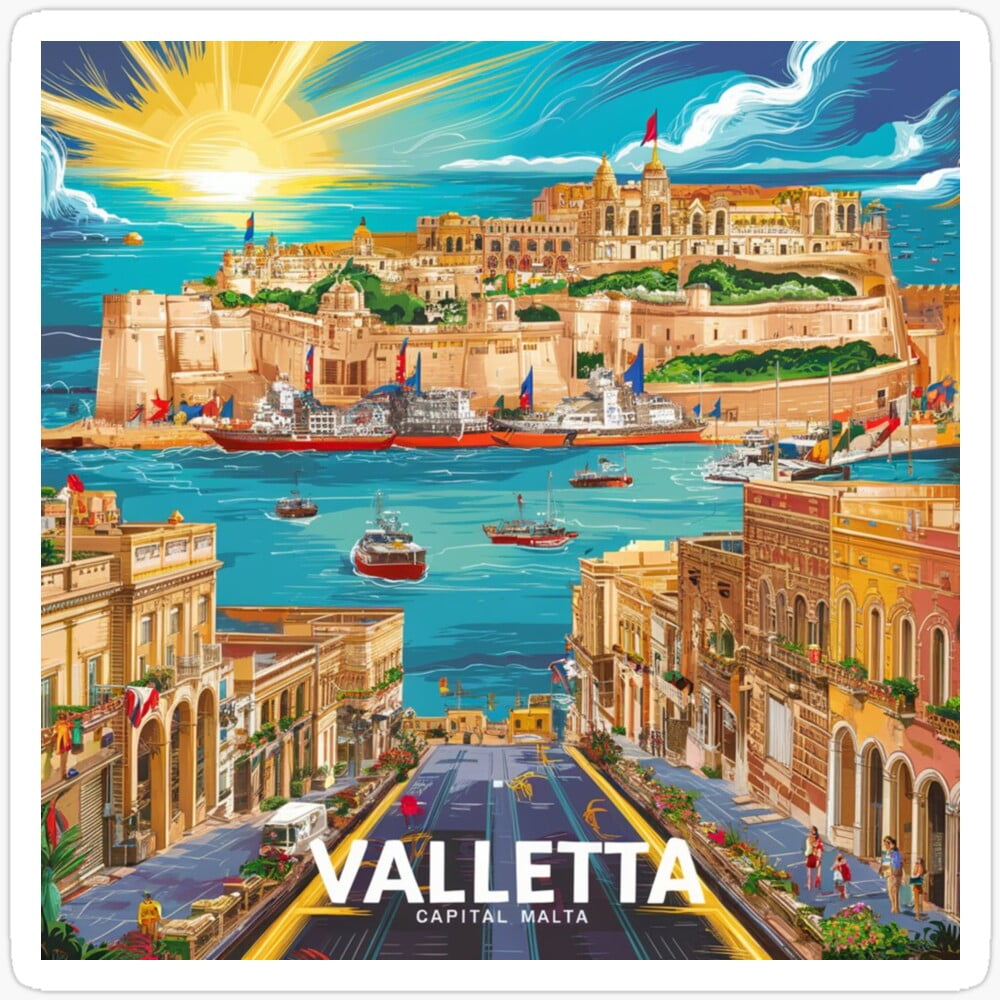 Kira Sticker - Valletta, Malta Gift For You - Phone Stickers ...
