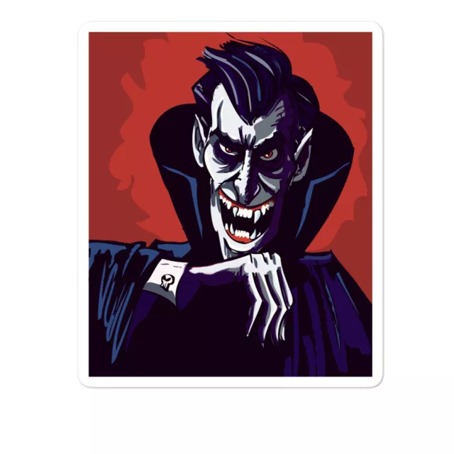 Kira Sticker With Vampire Vinyl Decal Monster Halloween Spooky ...