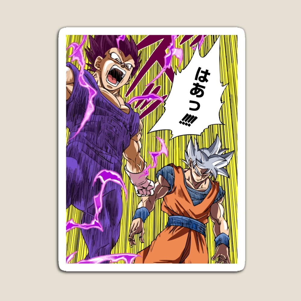Kira Sticker With Vegeta God Of Destruction And Goku Ui Decorative ...