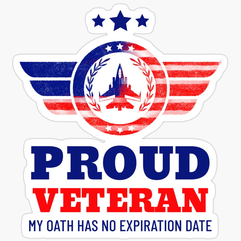 Kira Sticker With Veterans Day - Air Force Proud Veteran My Oath Has No ...