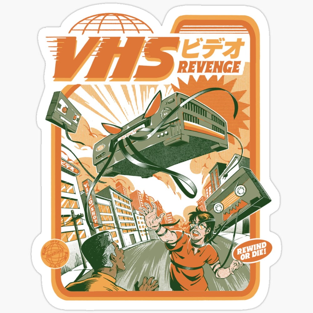 Kira Sticker - Vhs Revenge Light Perfect Gift for everyone ) - Walmart.com