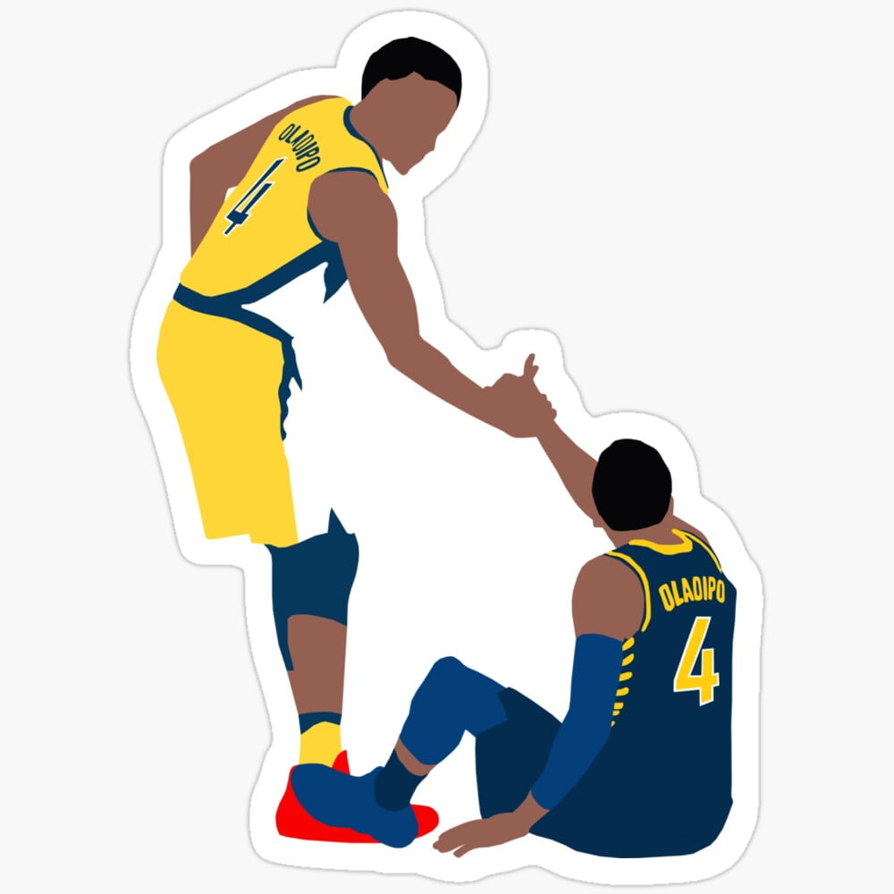 Kira Sticker - Victor Oladipo Helps Himself Up Sticker - Single, Trio ...