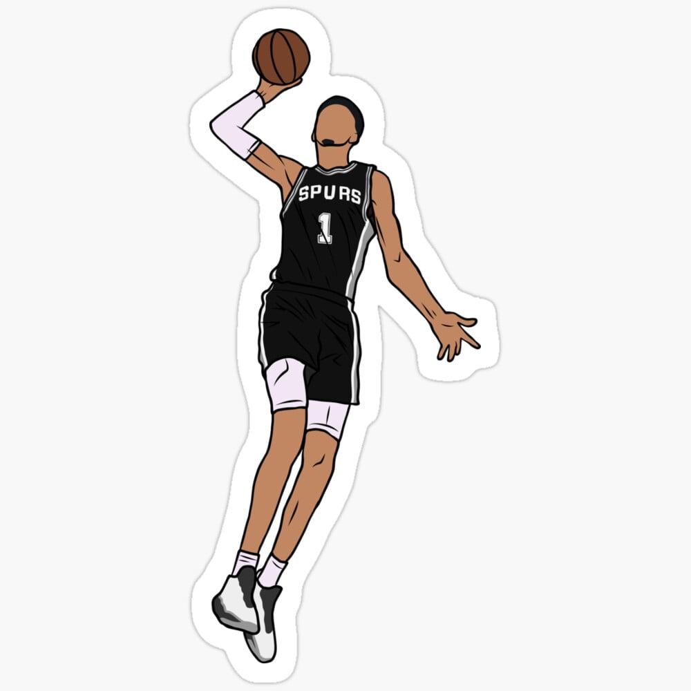 Kira Sticker - Victor Wembanyama Dunk (San Antonio) Sticker - Single ...
