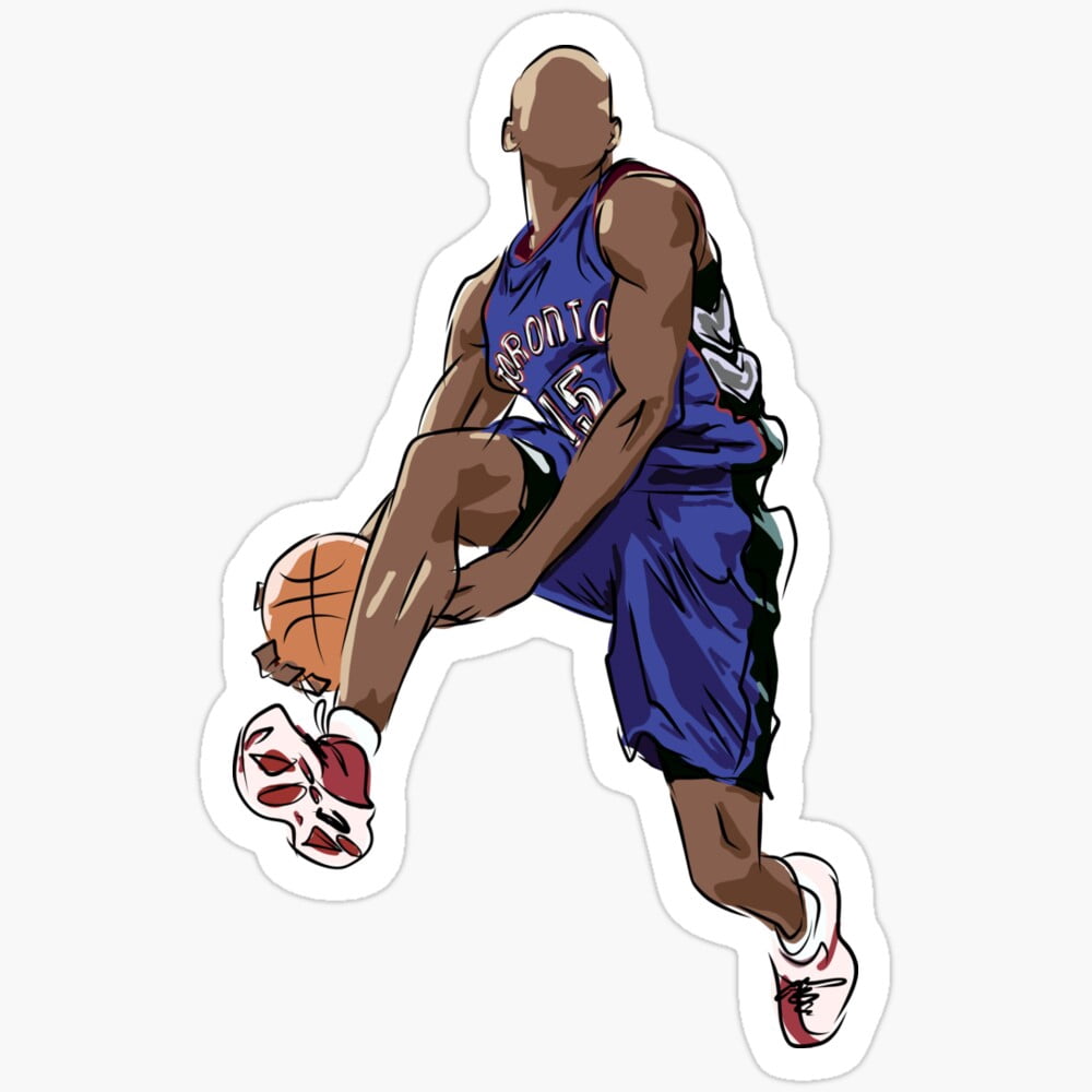 Kira Sticker - Vince Carter Dunk Sketch Sticker - Single, Trio, Or ...