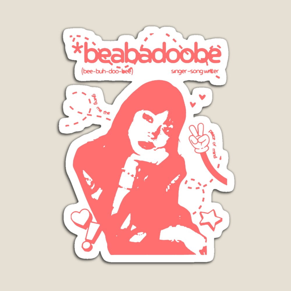 Kira Sticker With Vintage Art Singer - Beabadoobee Sticker Decorative ...