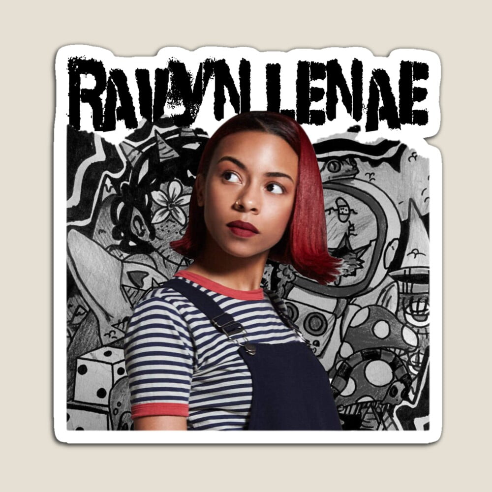 Kira Sticker With Vintage Grunge Style Ravyn Lenae Sticker Decorative ...