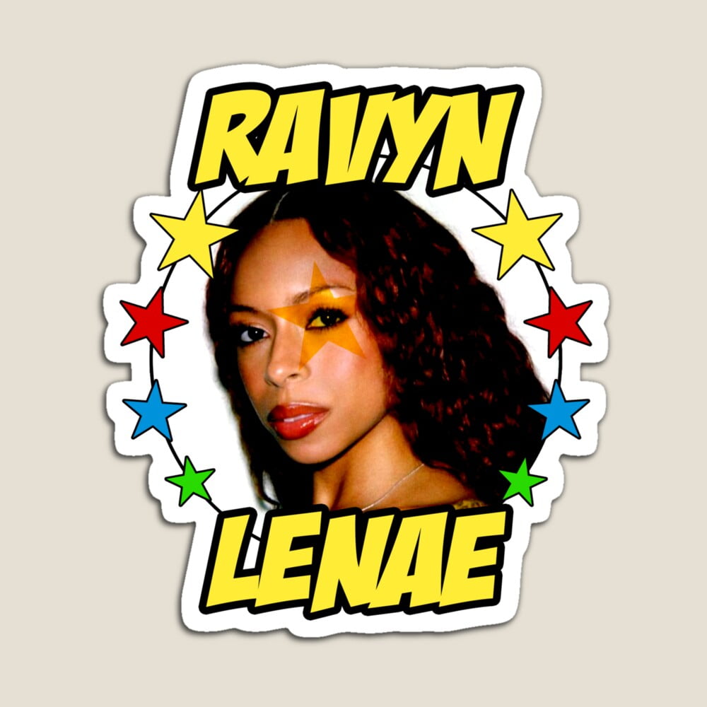 Kira Sticker With Vintage Star Style Ravyn Lenae Sticker Decorative ...