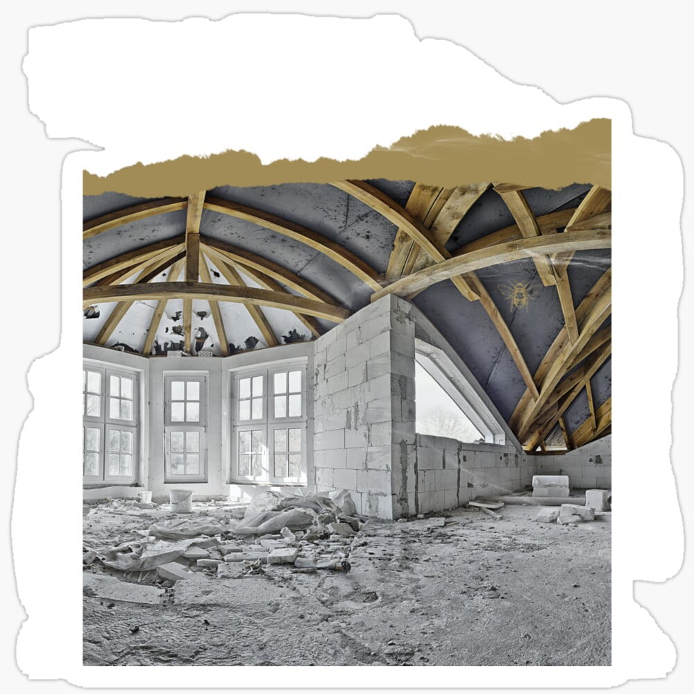 Kira Sticker With Vintage Style Photo Collage Old Building With Amazing ...