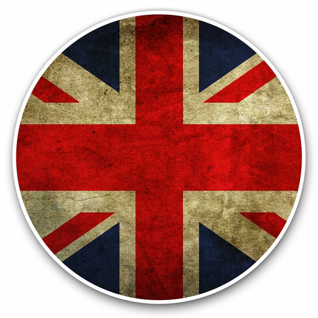 Kira Sticker With Vintage Union Jack Flag Distressed Cool Gift ...