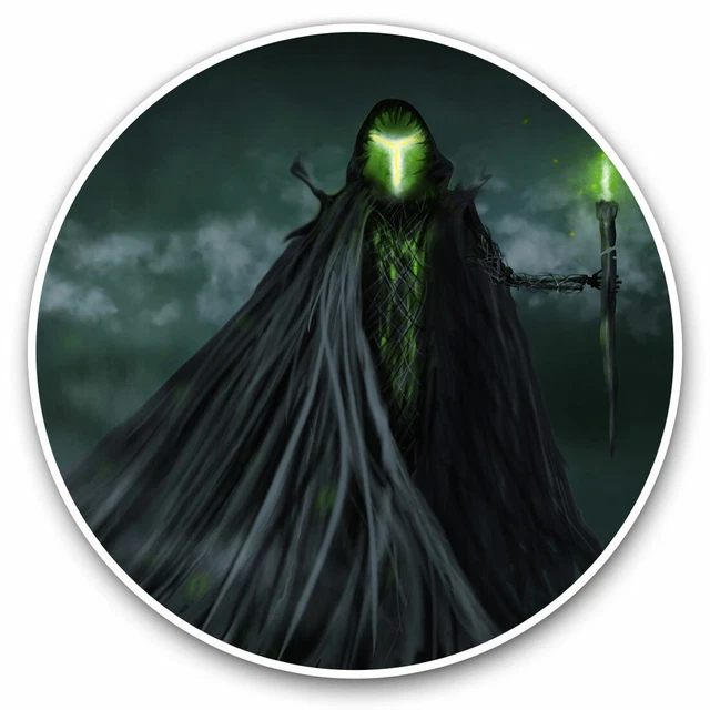 Kira Sticker With Vinyl Stickers - Amazing Misty Green Lord Fantasy ...