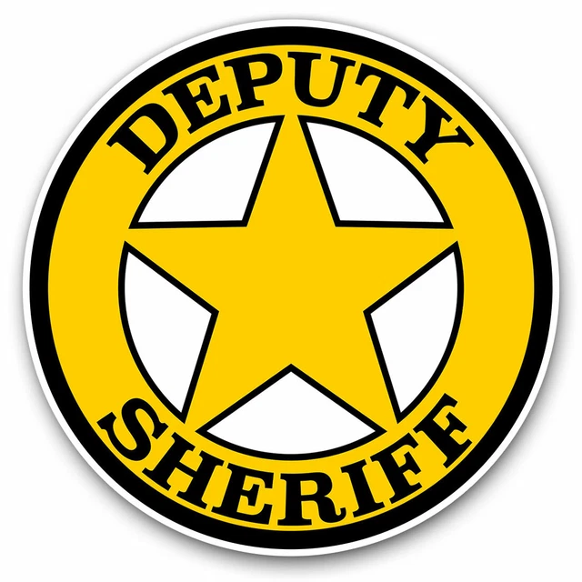 Kira Sticker With Vinyl Stickers -Deputy Sheriff Badge Police Officer ...