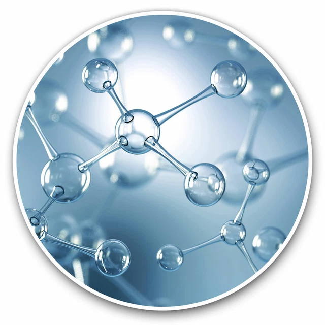 Kira Sticker With Vinyl Stickers -Molecule Atom Chemistry Physics Cool ...