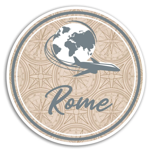 Kira Sticker With Vinyl Stickers Rome Italy Vinyl Stickers - Italian ...