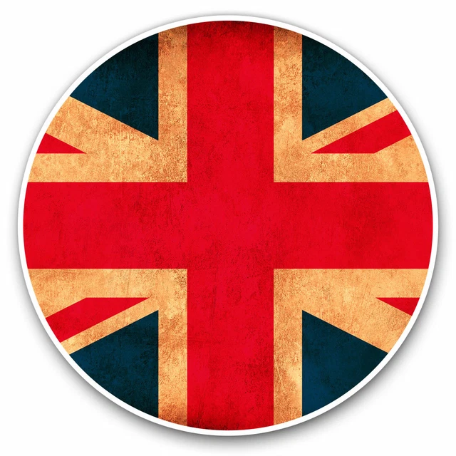 Kira Sticker With Vinyl Stickers - Rustic Union Jack Flag Britain Cool ...