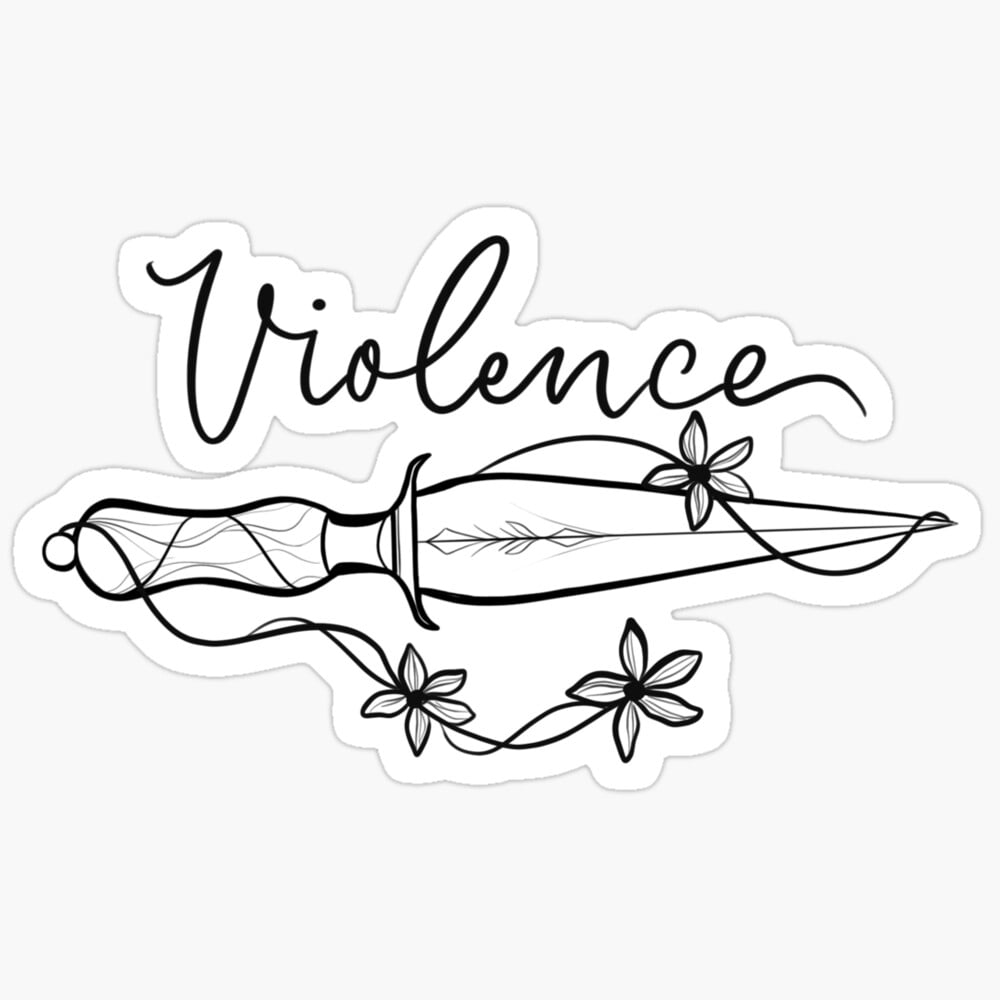 Kira Sticker - Violence Fourth Wing Sticker - Walmart.com