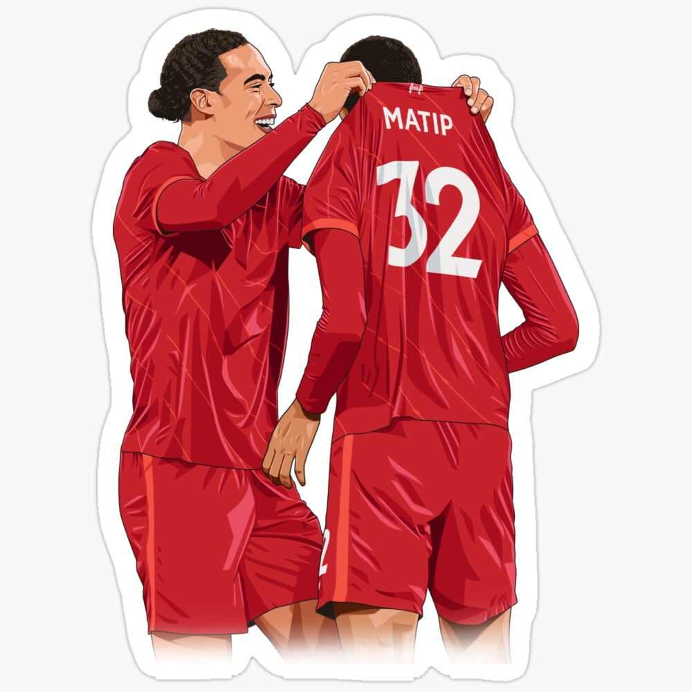 Kira Sticker - Virgil Van Dijk And Joel Matip Sticker - Single, Trio ...
