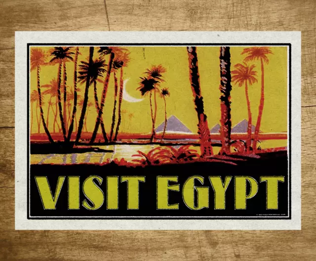 Kira Sticker With Visit Egypt Pyramids Decal Vintage Cairo Decorative Laptop, Phone Stickers ...