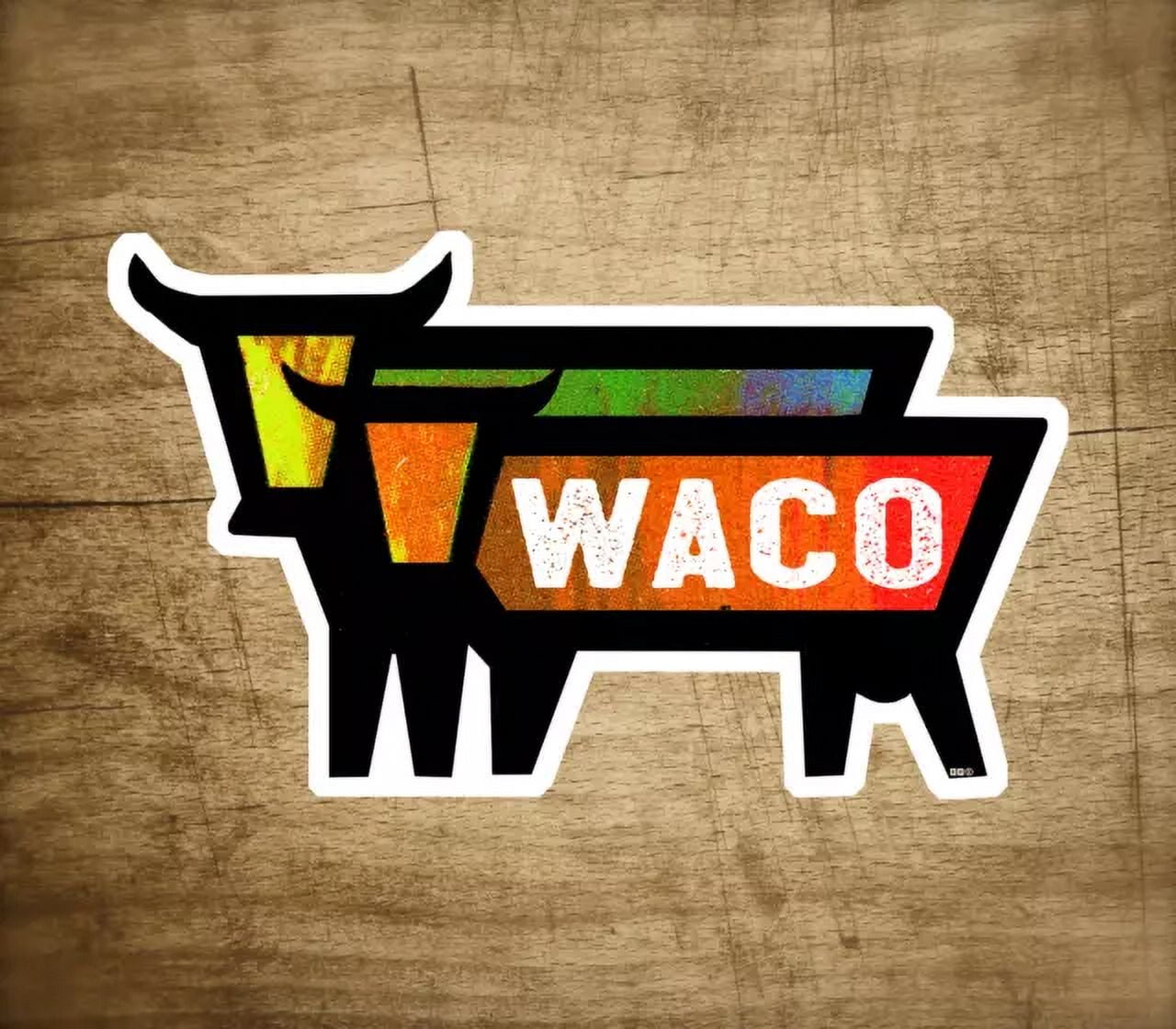 Kira Sticker With Waco Texas Decal Cattle Cow Rancher Vintage Longhorn ...