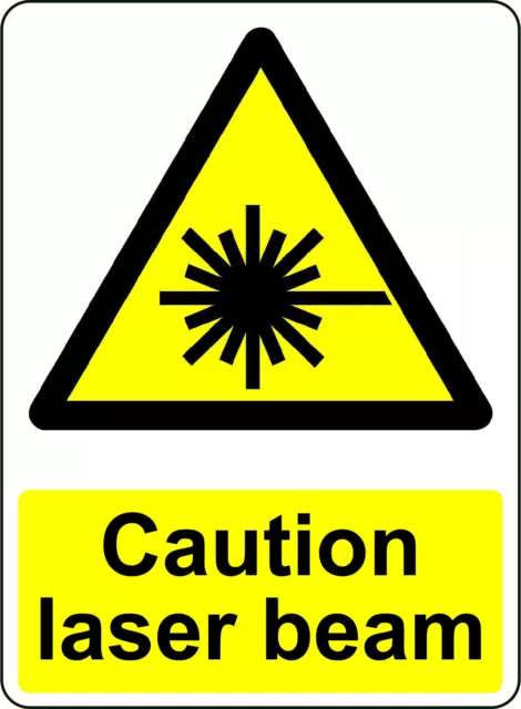 Kira Sticker With Warning Caution Laser Beam Osha Decal Safety Sign Us ...