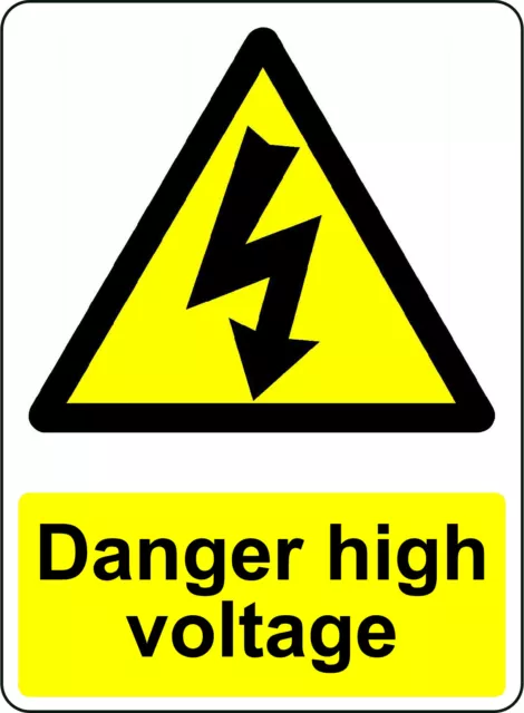 Kira Sticker With Warning Danger High Voltage Osha Decal Safety Sign ...