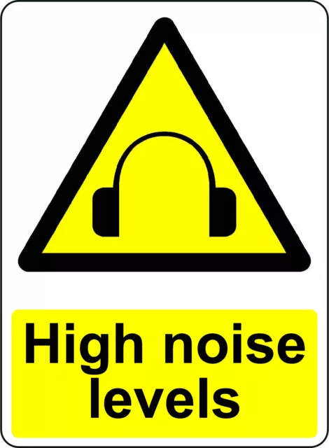 Kira Sticker With Warning High Noise Levels Osha Decal Safety Sign Usa ...