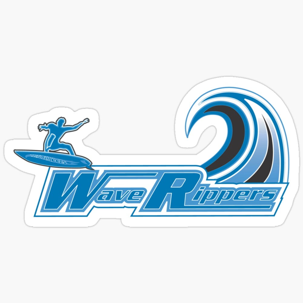 Kira Sticker - Wave Rippers Logo From World Raceperfect Sticker Gift ...
