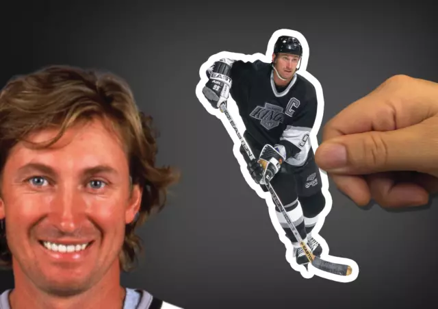 Kira Sticker With Wayne Gretzky La Kings Hockey Car Truck Window ...