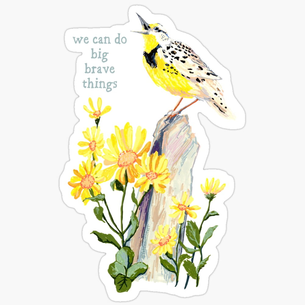 Kira Sticker - We Can Do Big Brave Things Gift For You - Phone Stickers ...