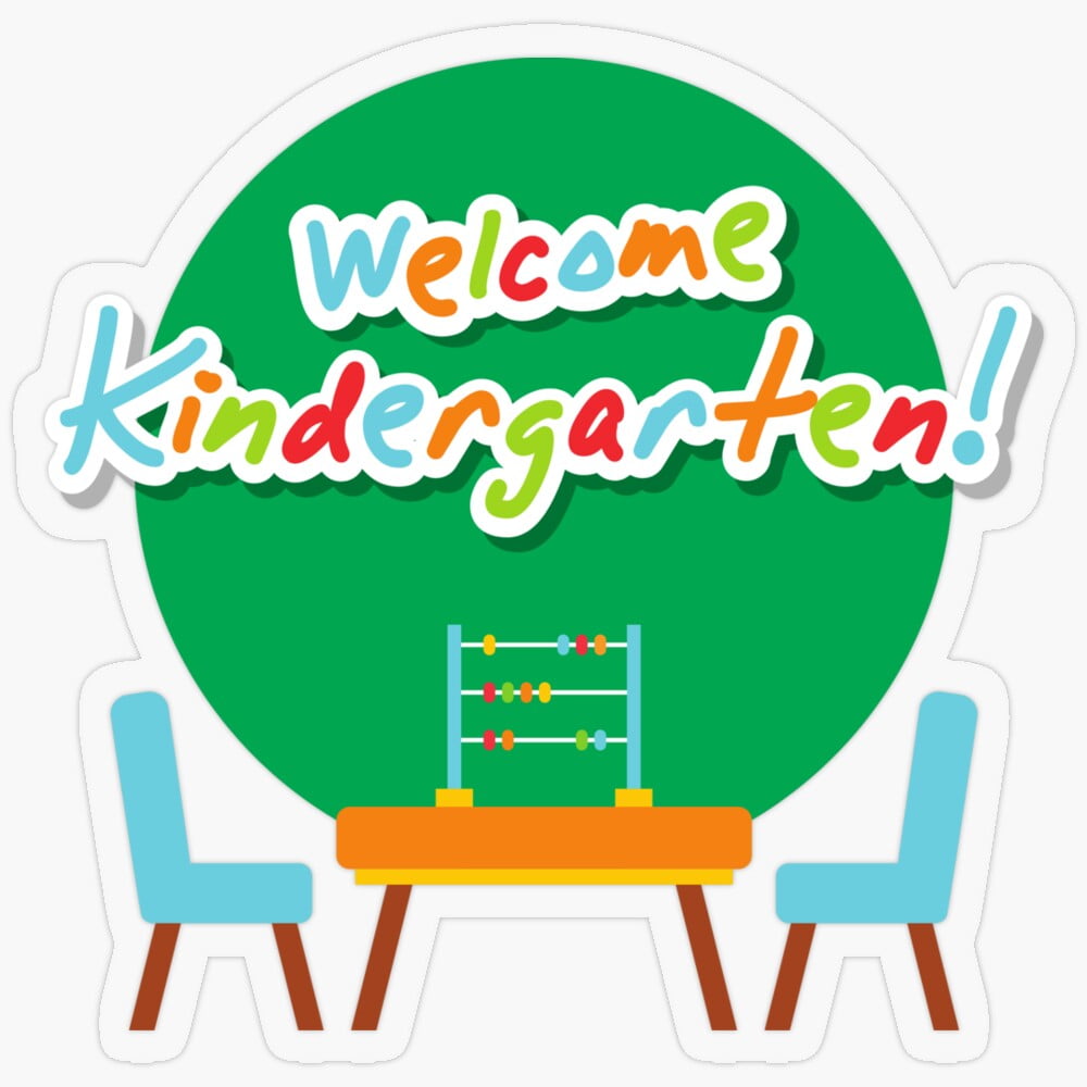 Kira Sticker With Welcome Kindergarten ! - Kids Back To School ...