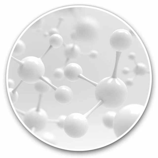 Kira Sticker With White Molecule Atom Science Cool Gift Decorative ...