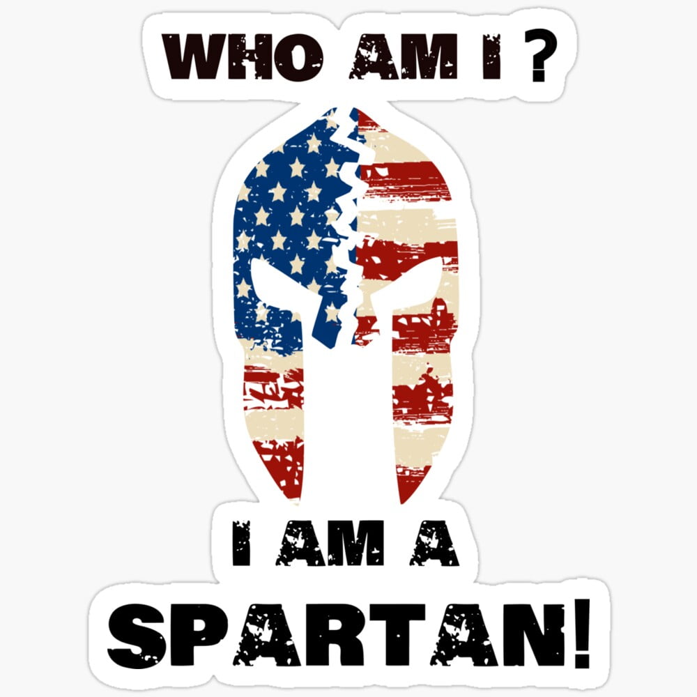Kira Sticker - Who Am I? I Am A Spartan! Gift For You - Phone Stickers ...
