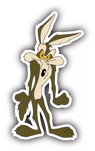 Kira Sticker With Wile E Coyote Kids Cartoon Decal Us Truck Looney ...