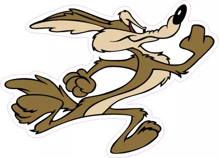 Kira Sticker With Wile E. Coyote Road Runner Beep Window Decal ...