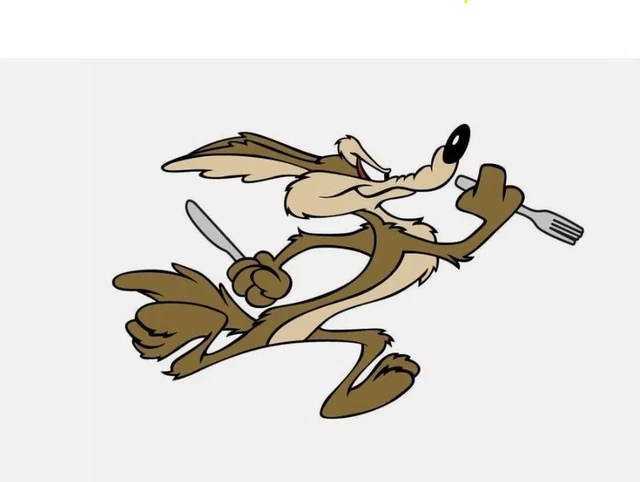 Kira Sticker With Wile E Coyote Running Right Or Left Usa Truck Helmet ...