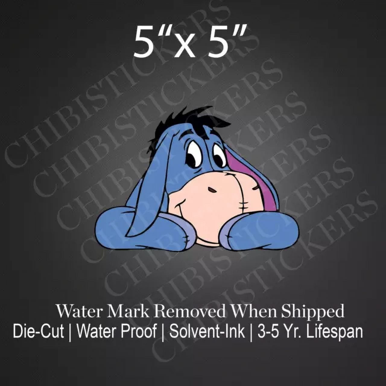 Kira Sticker With Winnie The Pooh Piglet Bff Sad Eeyore Vinyl Peeker ...