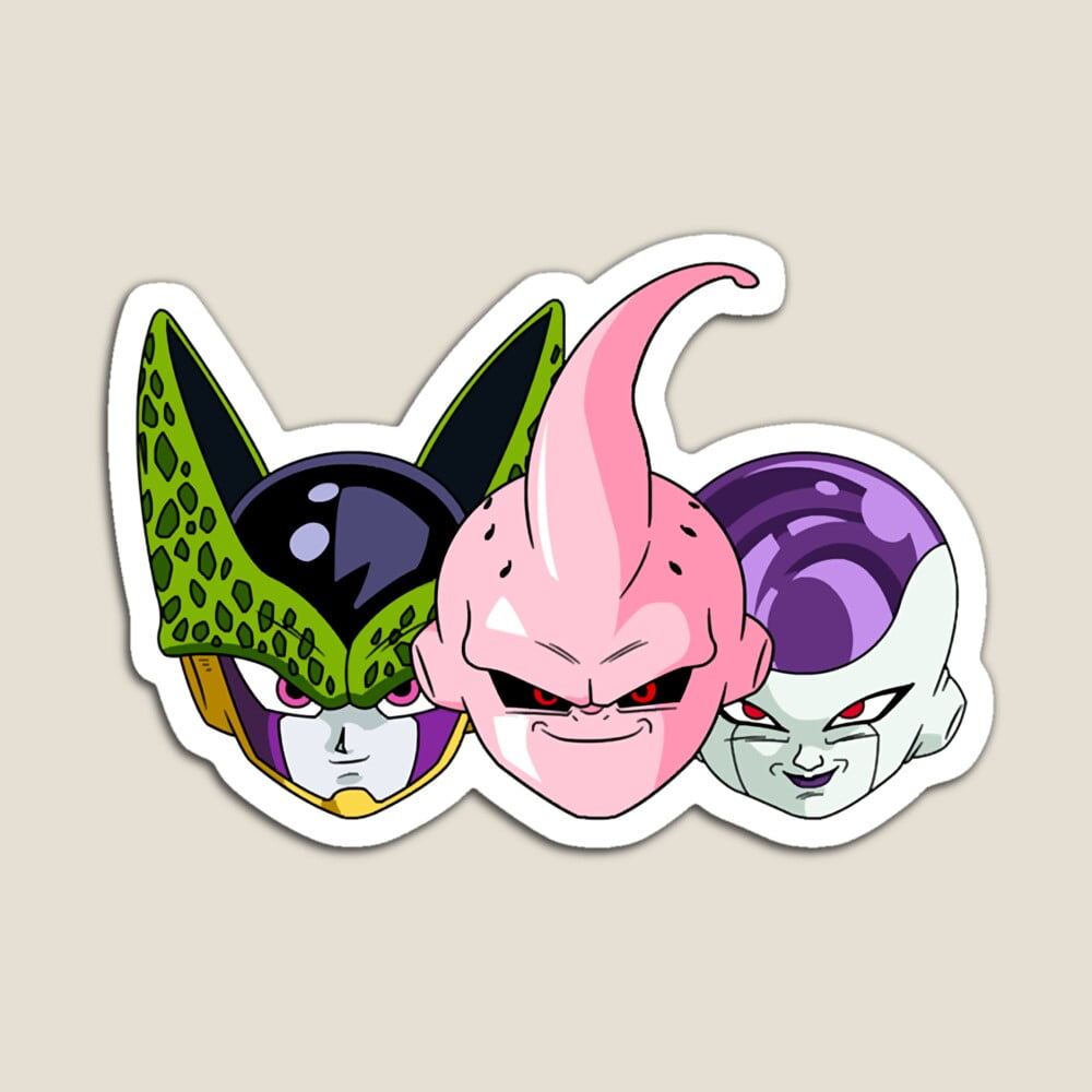 Kira Sticker With 3 Enemies Dr@G0N B@Ll Z Decorative Laptop, Phone ...