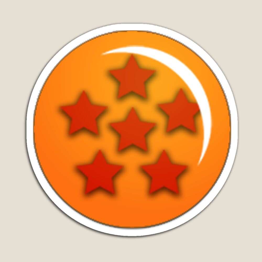 Kira Sticker With 6 Star Ball Of The Dragon Decorative Laptop, Phone ...