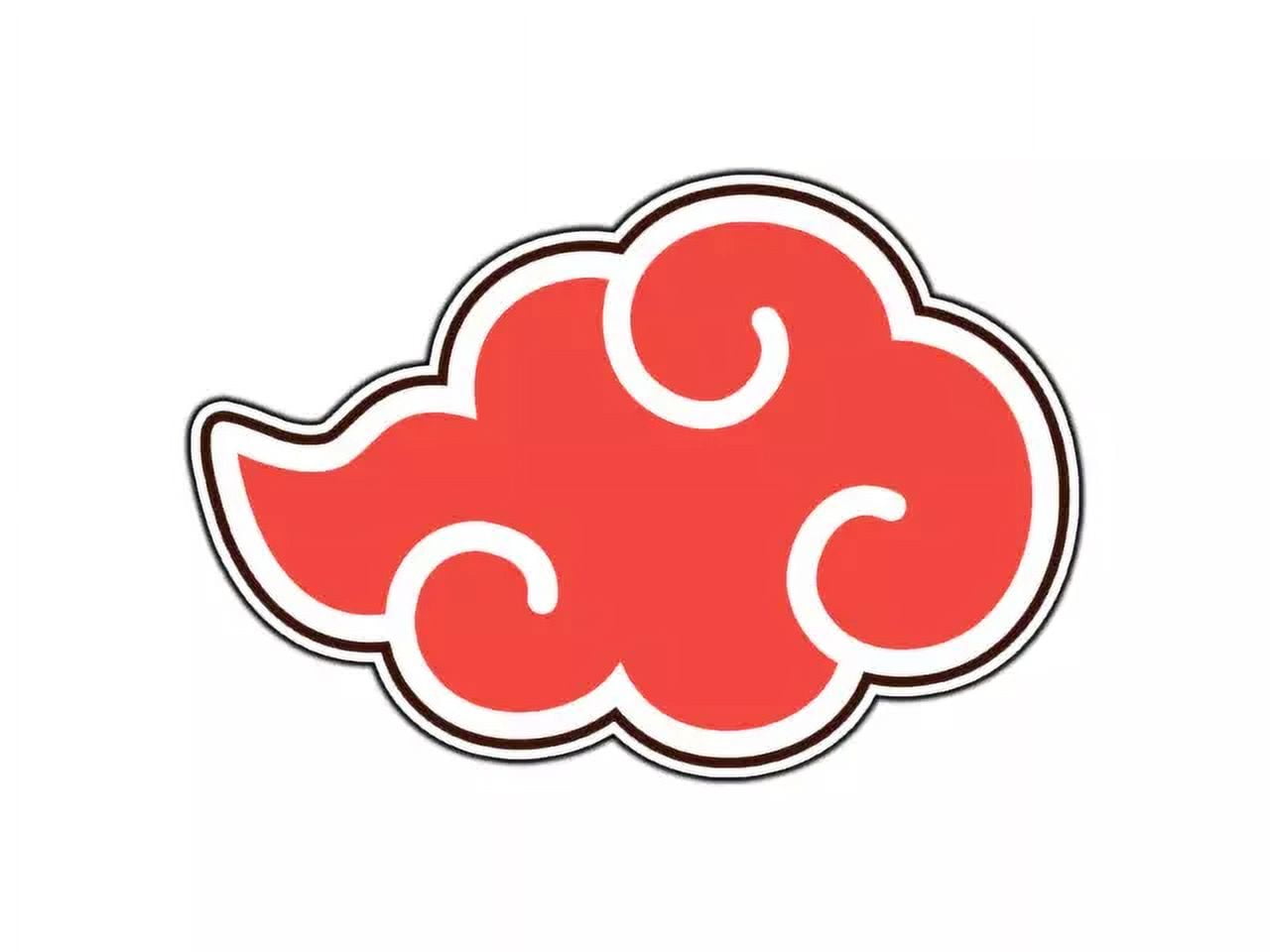 Kira Sticker With Akatsuki Logo Decorative Laptop, Phone Stickers ...